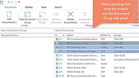 ATLAS.ti 8 Windows-Grouping the Project Documents.mp4