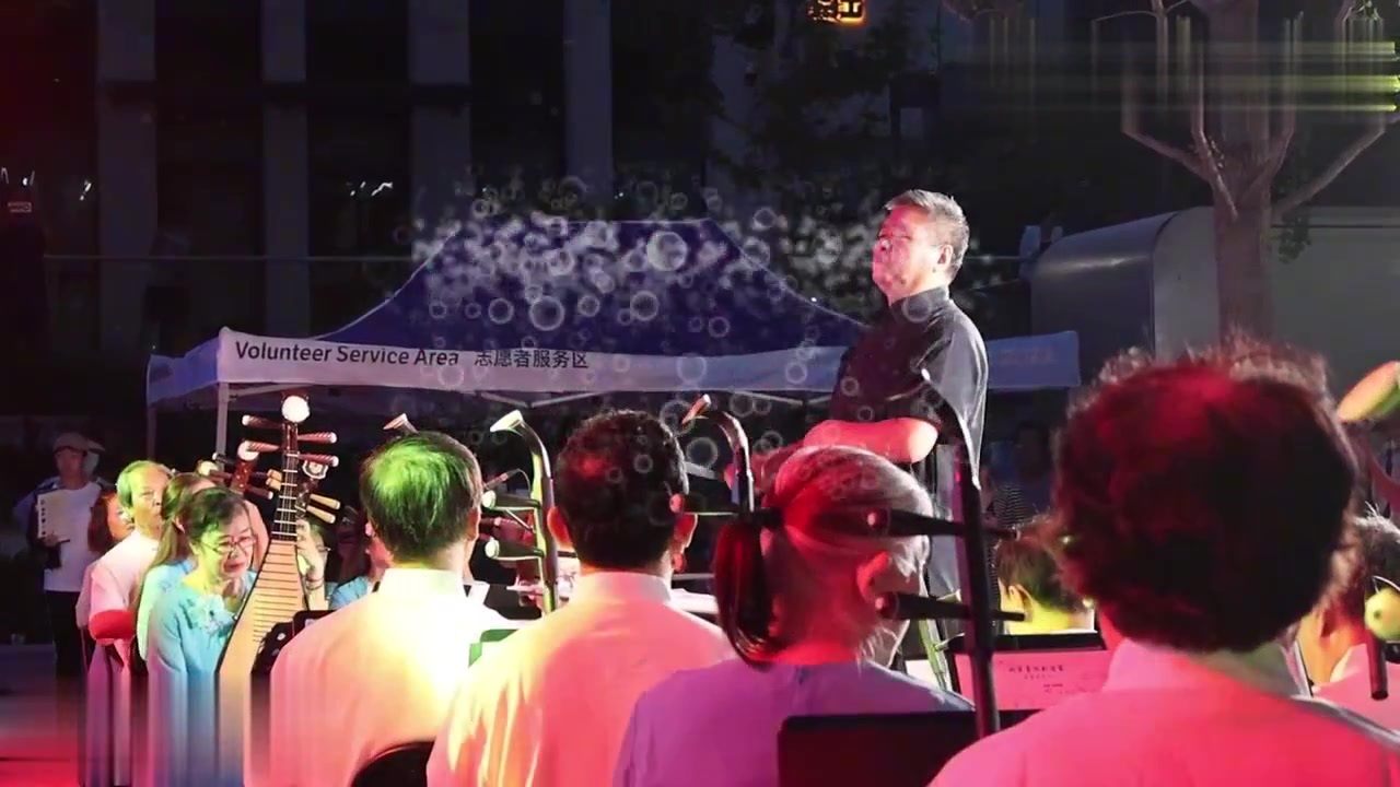 北京西城区将民乐会开在百姓广场奏响传统文化的音符
