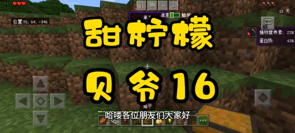 我的世界甜柠檬贝爷生存16