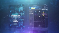 AE脚本|26种高科技计算机数字信息元素动画预设 Technology ...