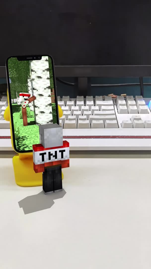 我的世界之搞笑:被困在手机里!玩家直接召唤神秘传送门?
