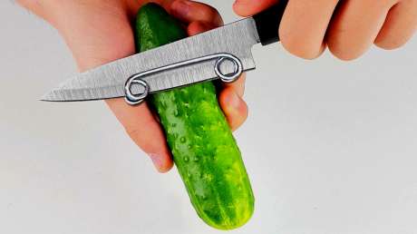 削皮刀我从不花钱买,一根铁丝就搞定