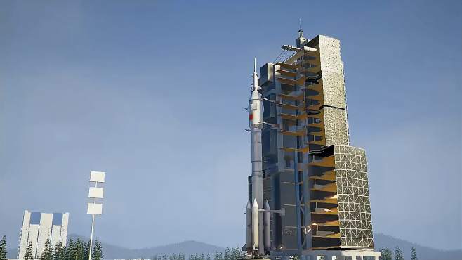 动画模拟神舟十三号发射全过程