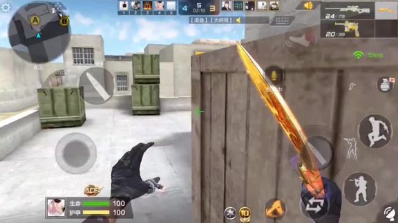 #穿越火线 重点是,一定要趁辅助瞄准不注意哦~