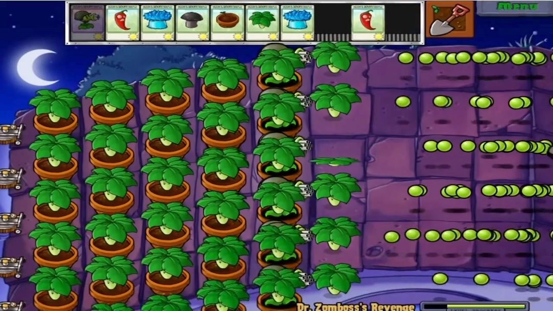 植物大战僵尸巨大的叶子下面藏着的是射击高手