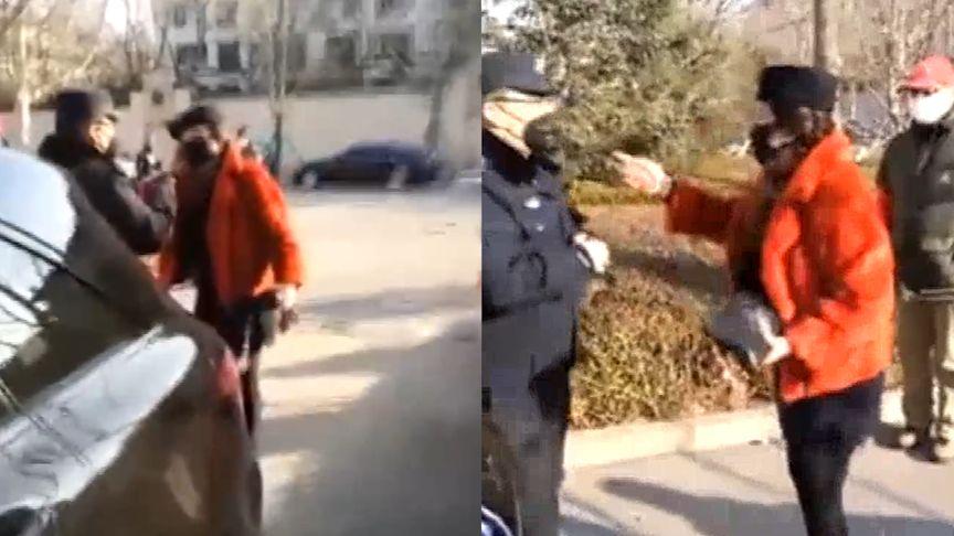 北京奔驰女不配合疫情防控,驾车硬闯小区,狂骂民警:你非礼我
