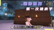 迷你世界 -第一次建房子,还是跟着粉丝学的!你们觉得怎么样?