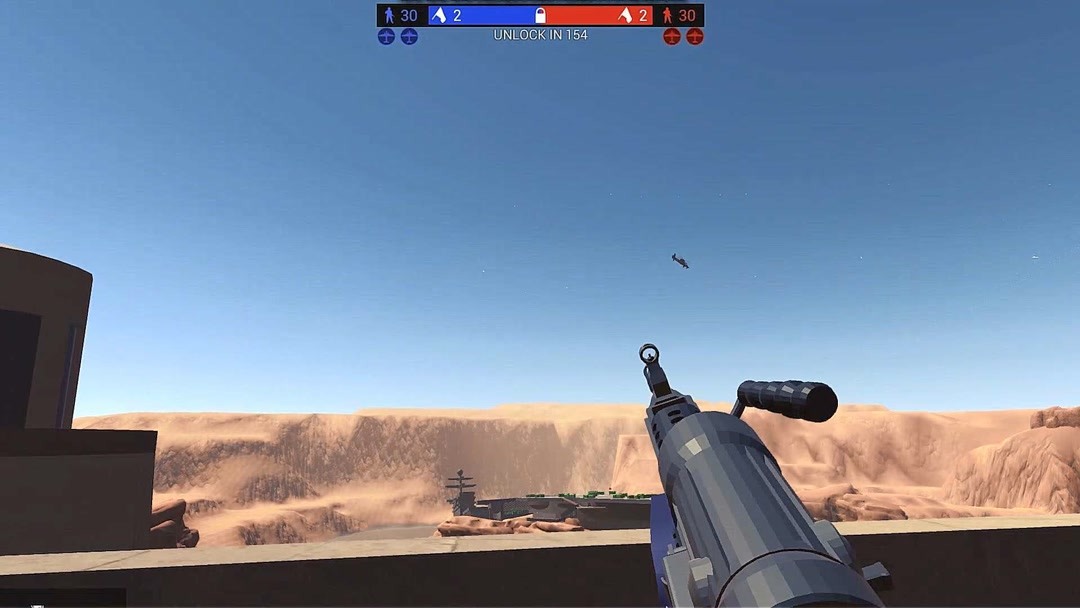 战地模拟器:来到撒哈拉大沙漠拿着M249机枪,进攻敌方阵地!