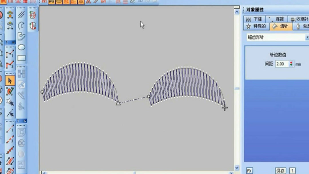 威尔克姆电脑刺绣绣花制版教程：手动针迹的妙用