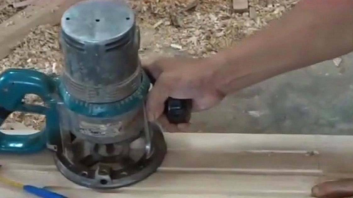 木工师傅打造实木门,学会自己也能做