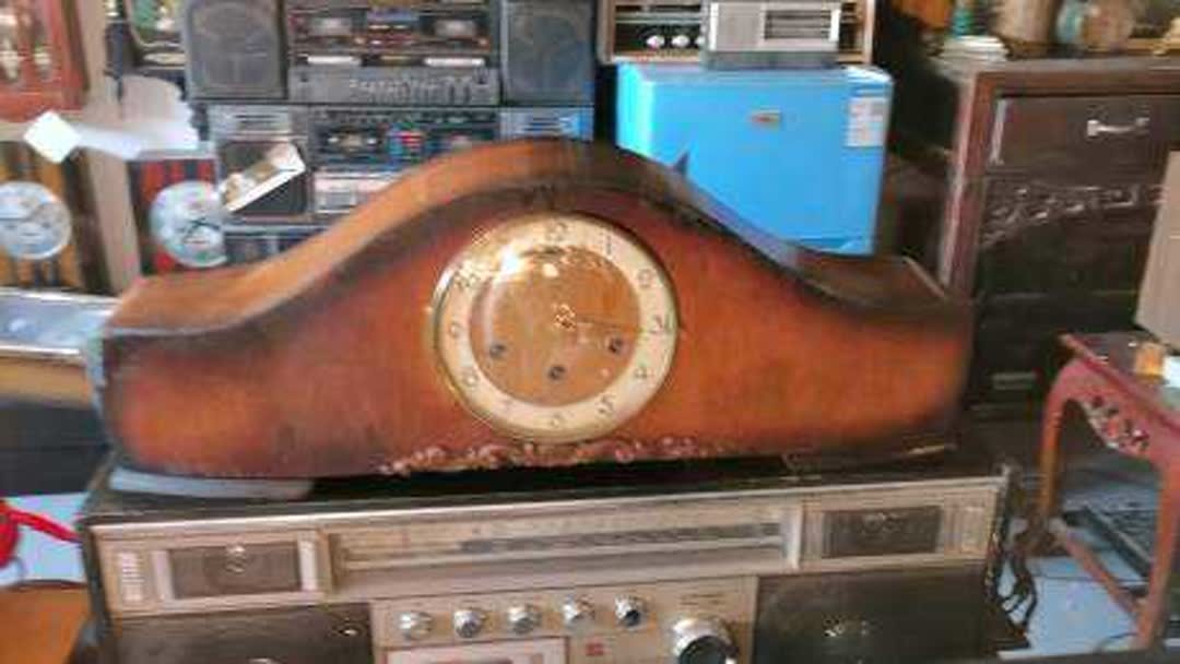 德国五音钟非常好!音乐清新。正常使用的!64X23。鞍山老钟表旧