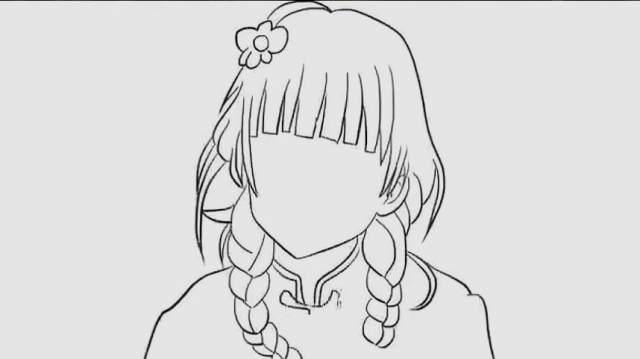 文艺气质的女生动漫人物的简笔画,喜欢的妹子们赶快学起来吧