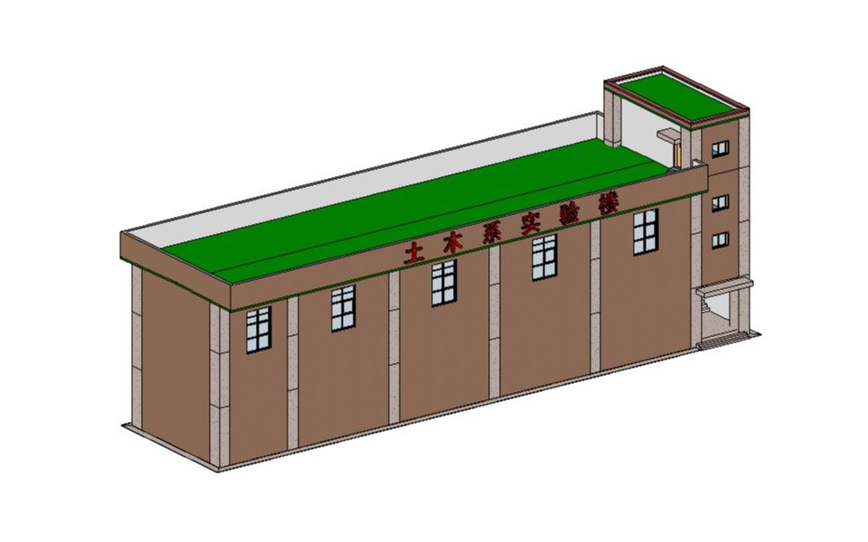 图学会BIM一级试题第八期第五题8-5土木系实验楼-中