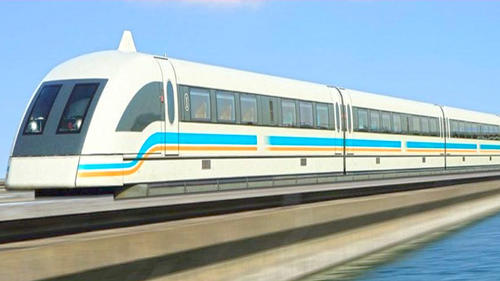 第一次体验磁悬浮列车!加速至500千米小时,像火箭一样