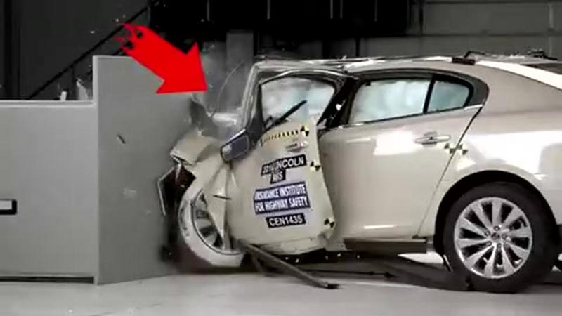 碰撞测试:林肯MKS碰撞成绩出来了,确实是属高危车型!