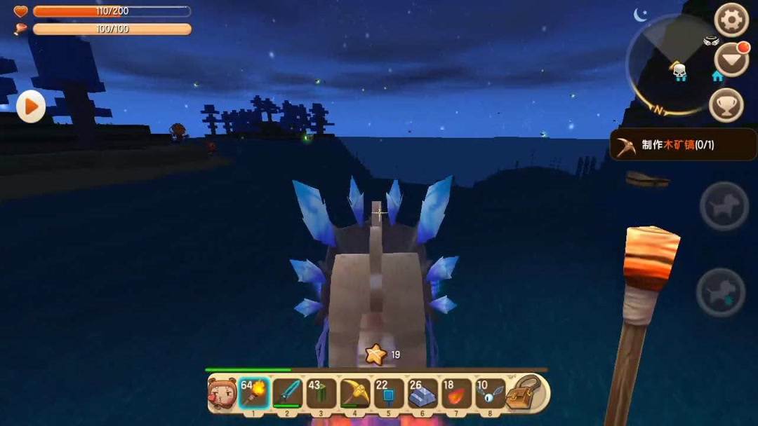 半仙迷你世界:生存到极致就像开挂,半仙撩整个沙漠的地心人!