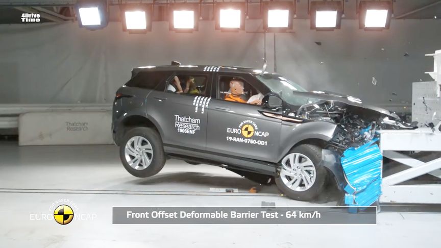 2020款路虎揽胜极光 碰撞测试 撞击测试 结果见是不是值这个价