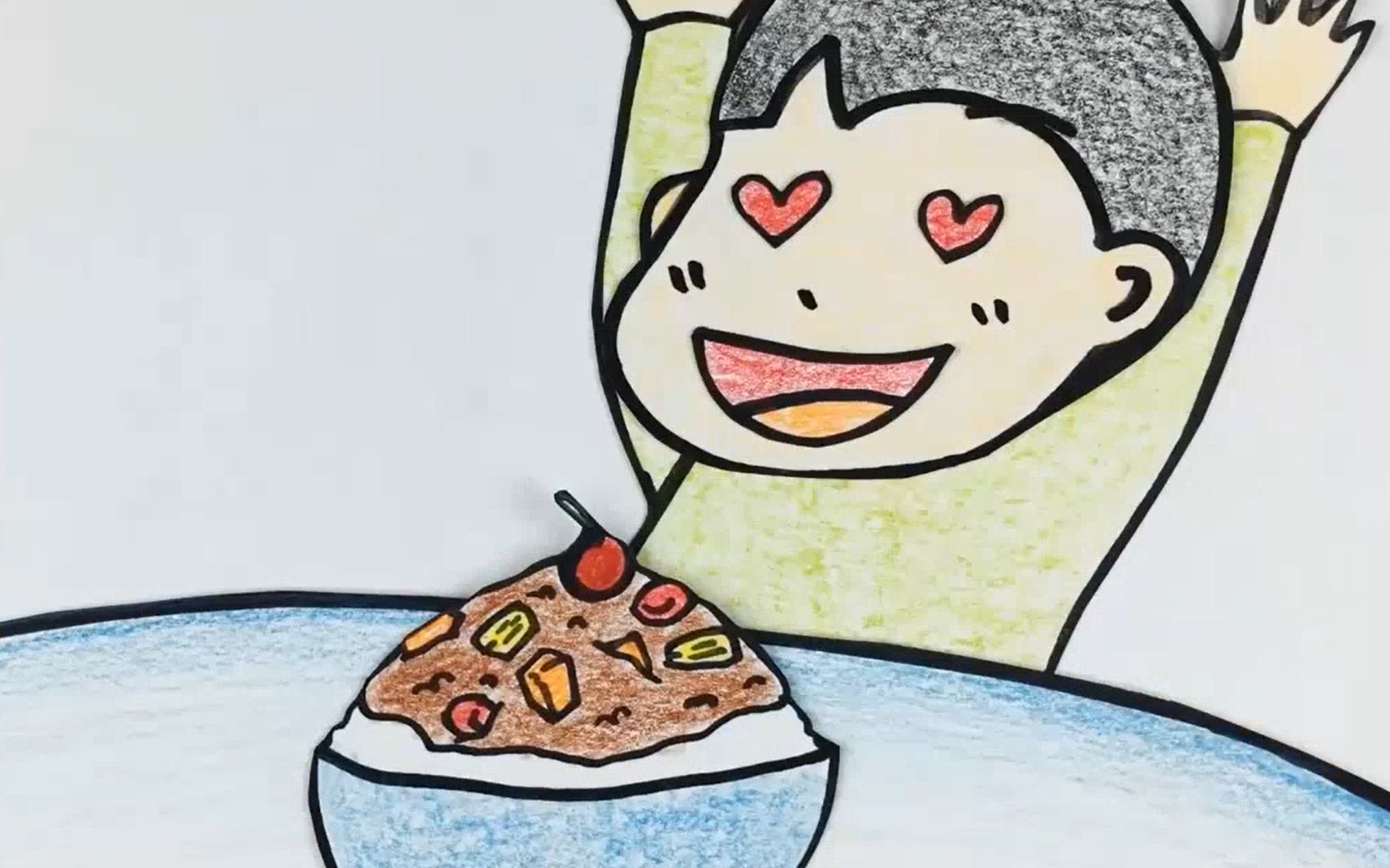 【定格动画】吃货的幸福:吃了红豆冰沙才没白过夏天!|治愈系短片|Self ...