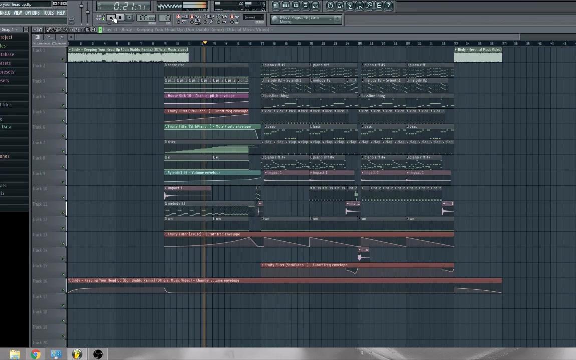 ...Your Head Up (Don Diablo Remix) FL Studio remake 带工程文件