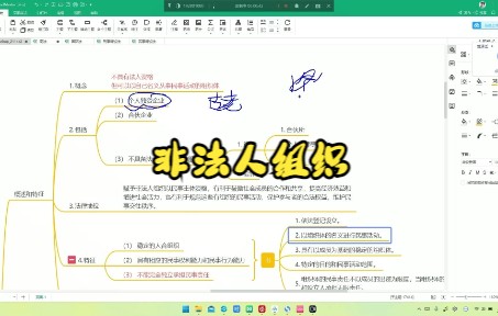 【为自己讲课】民法(马工程+法硕)3非法人组织
