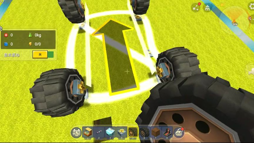 迷你世界:用轨道制造汽车感觉有种仙气的感觉