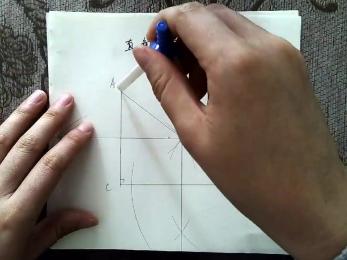 三类三角形的三边的垂直平分线画法