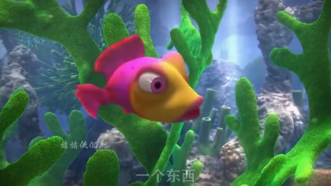 吃了一个泡泡,竟变成了受惊的河豚,搞笑动画《河豚》