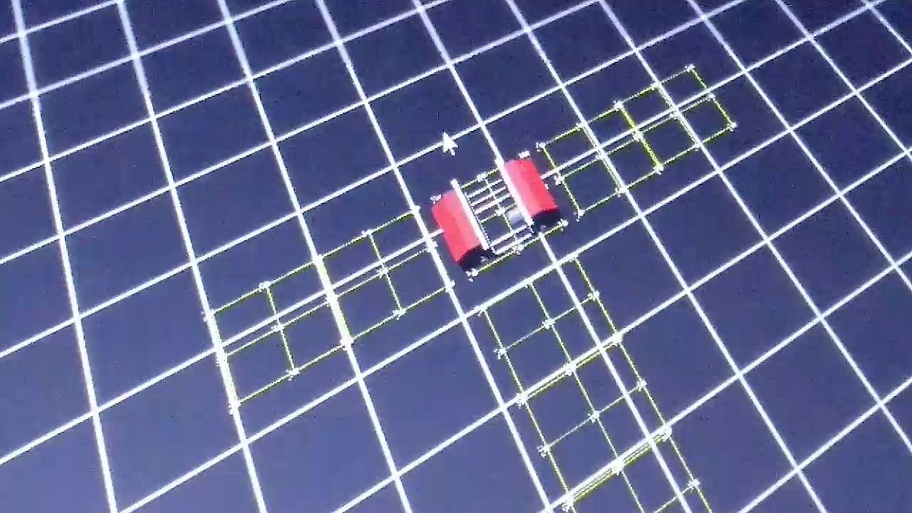 中通云仓数字孪生建模安阳师范学院四向穿梭车演示视频