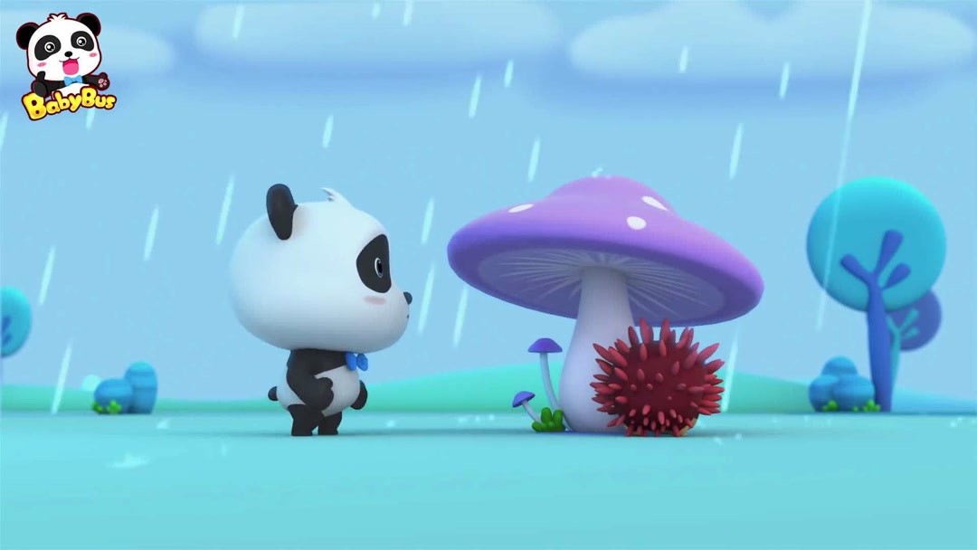 宝宝巴士:下雨啦,快到雨伞下面来避雨吧