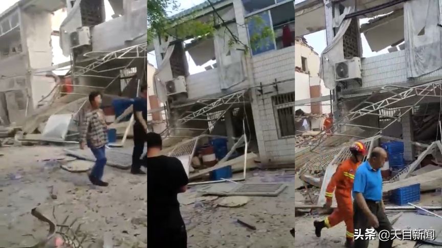江苏无锡民房坍塌致二死一伤 目击者称一家三口被埋 孩子刚结束高考
