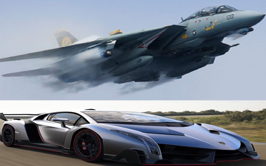 HM F14A 模型和奥拓模型兰博基尼毒药评测