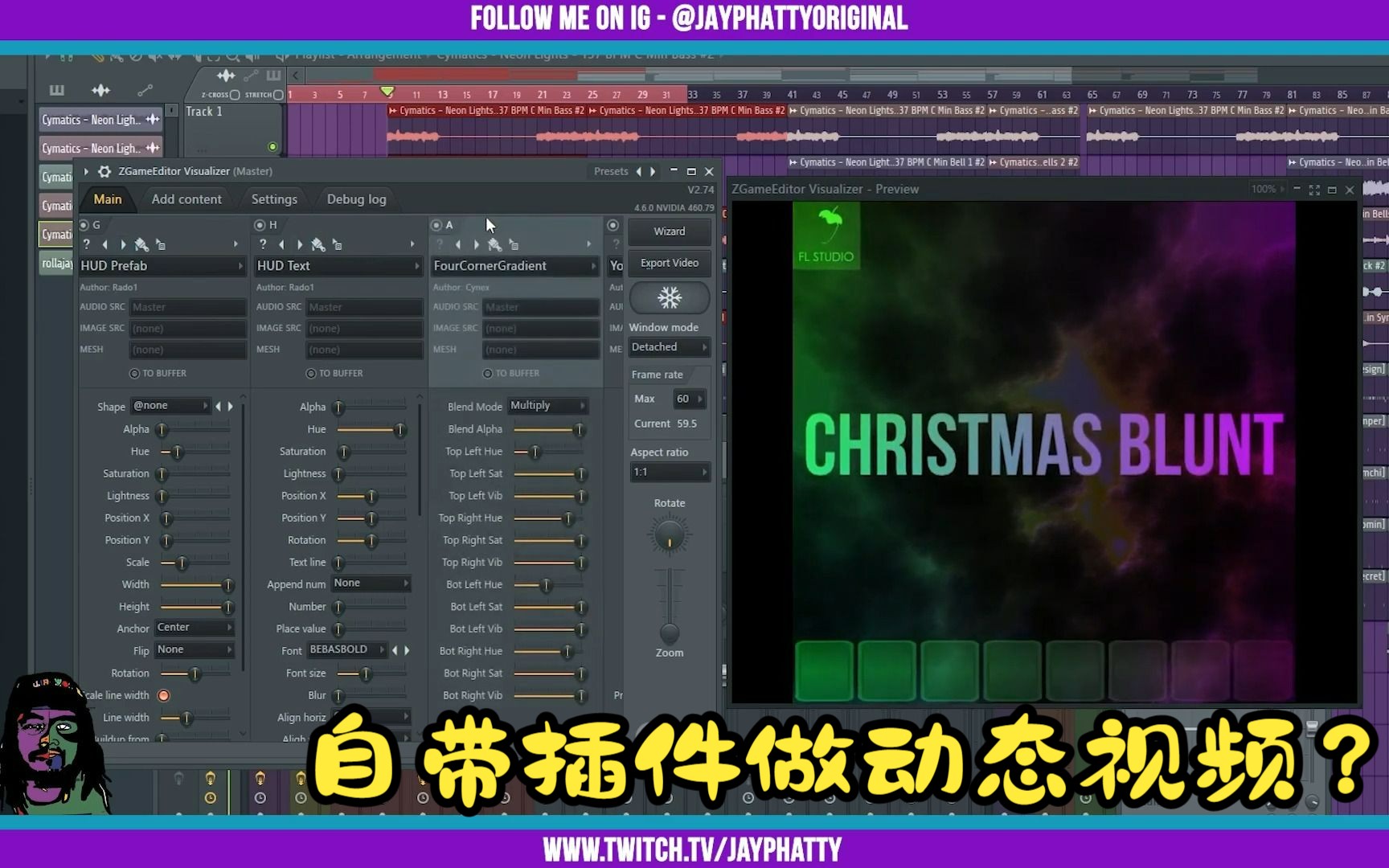 【基础Tips】如何用FL Studio自带插件做动态视频 (With ZGameEditor ...