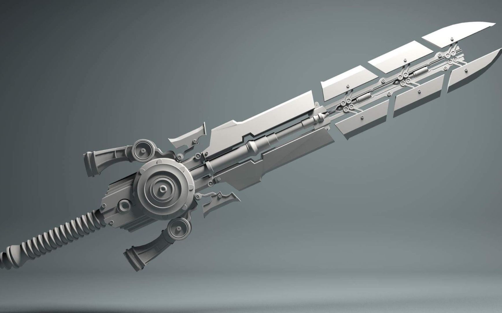 【Maya新手武器建模】剑的全流程完整案例教程