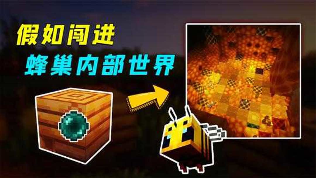我的世界:把末影珍珠扔进蜂窝,竟穿越到了蜂巢世界!