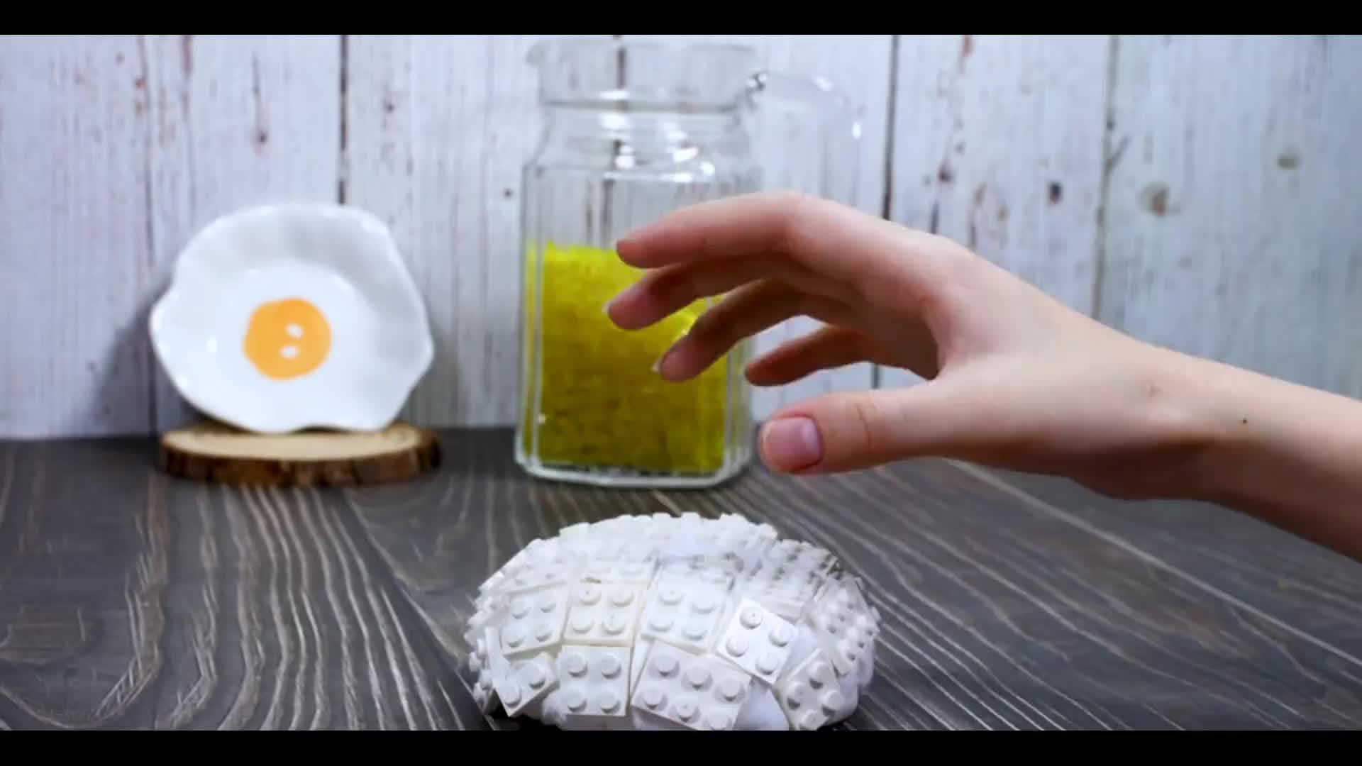 乐高定格动画,制作美食炸大鸡翅