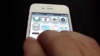 白色 iphone4 4.3.3 越狱 四手指手势 切换应用程序