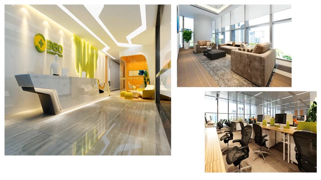 凯悦装饰办公室装修设计经典案例欣赏