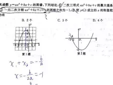 数形结合解决二次函数的几个小问题