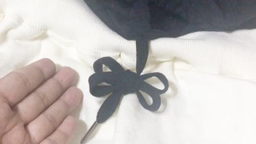 很流行的卫衣帽绳系法,一看就会,再也不怕绳子甩来甩去不美观啦