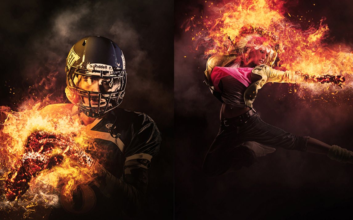 火焰爆炸火焰燃烧GIF动画特效PS动作教程