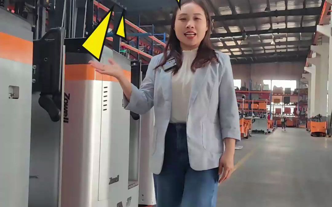 卓一VNA窄巷道三向叉车让仓库存储翻倍增加