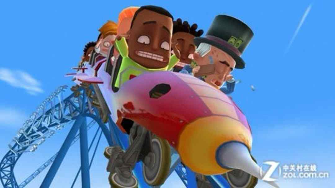 模拟搭建游乐场疯狂过山车游戏