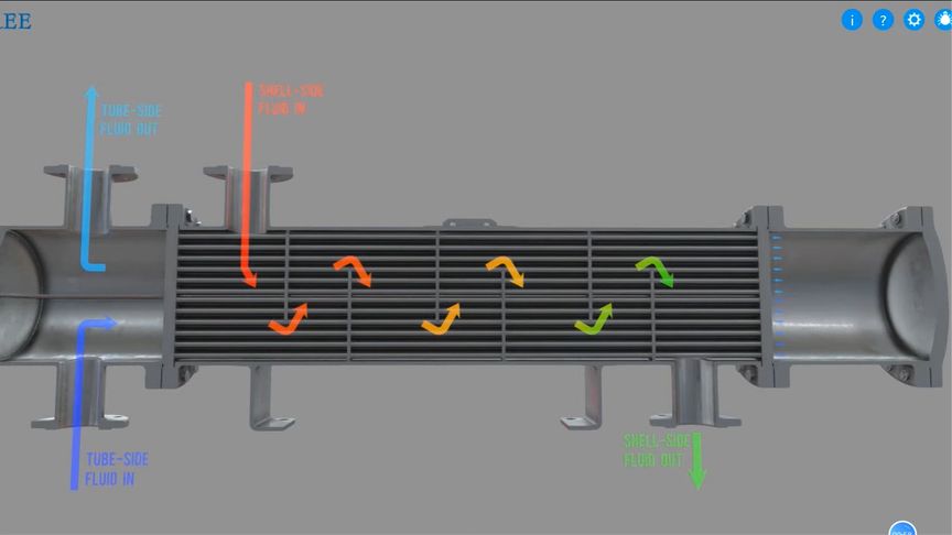 3D仿真设备-管壳式换热器