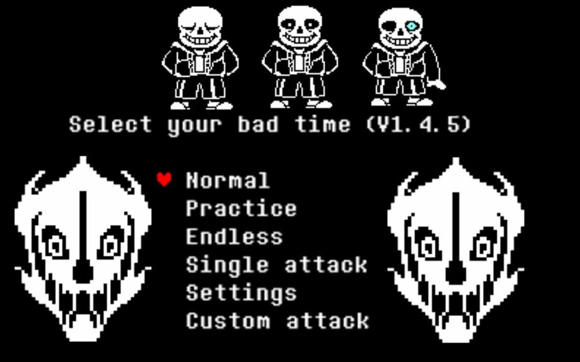 【sans模拟器】辰晓白做的一个很简单的模拟器无伤!