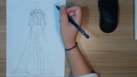 设计服装的基础,画好人体线稿