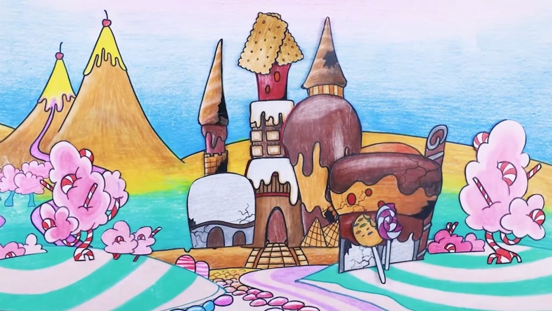 趣味定格动画:糖果城堡,圣诞老人的惊喜礼物?