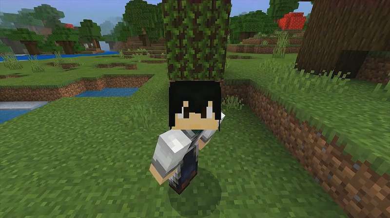 我的世界:在MC中制作一把40米长的钻石剑!