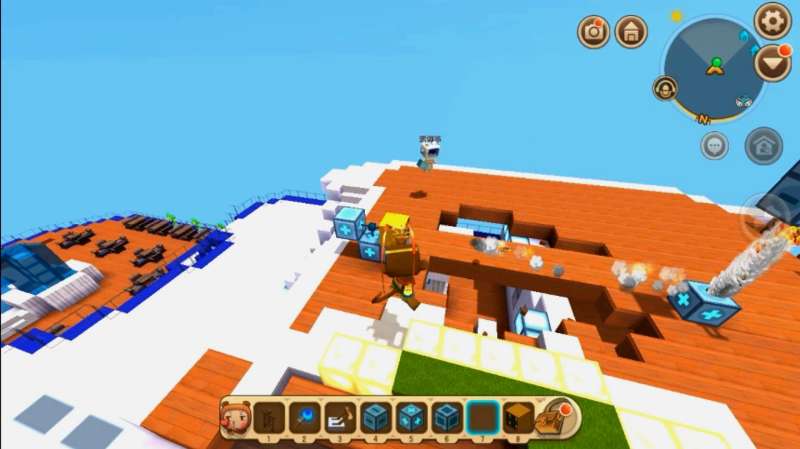 迷你世界:临时建造的毁图神器,能不能把巨轮船炸沉