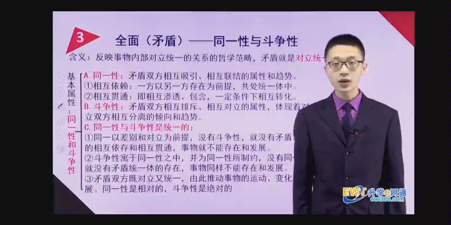 哲学矛盾观「同一性和斗争性」