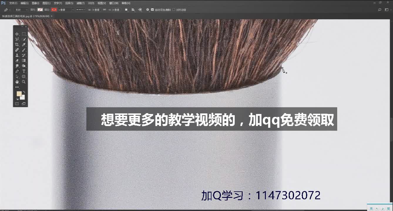 ps教程 ps扣毛发ps抠毛刷教程 简单的抠图技巧